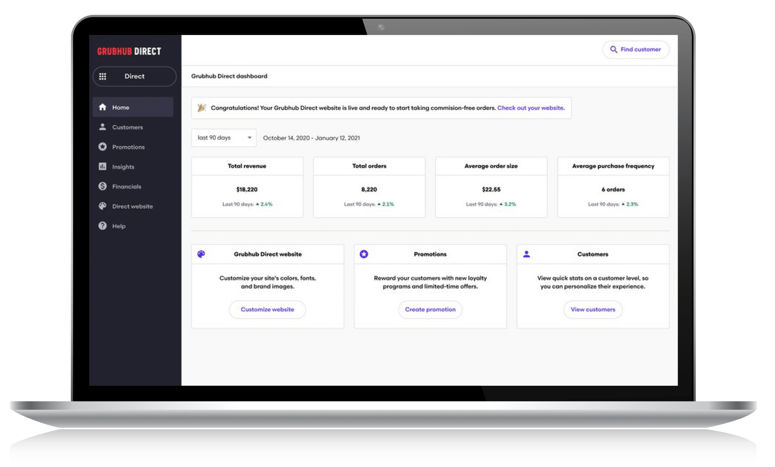 Grubhub Direct | Restaurant Website Builder | Grubhub for Restaurants